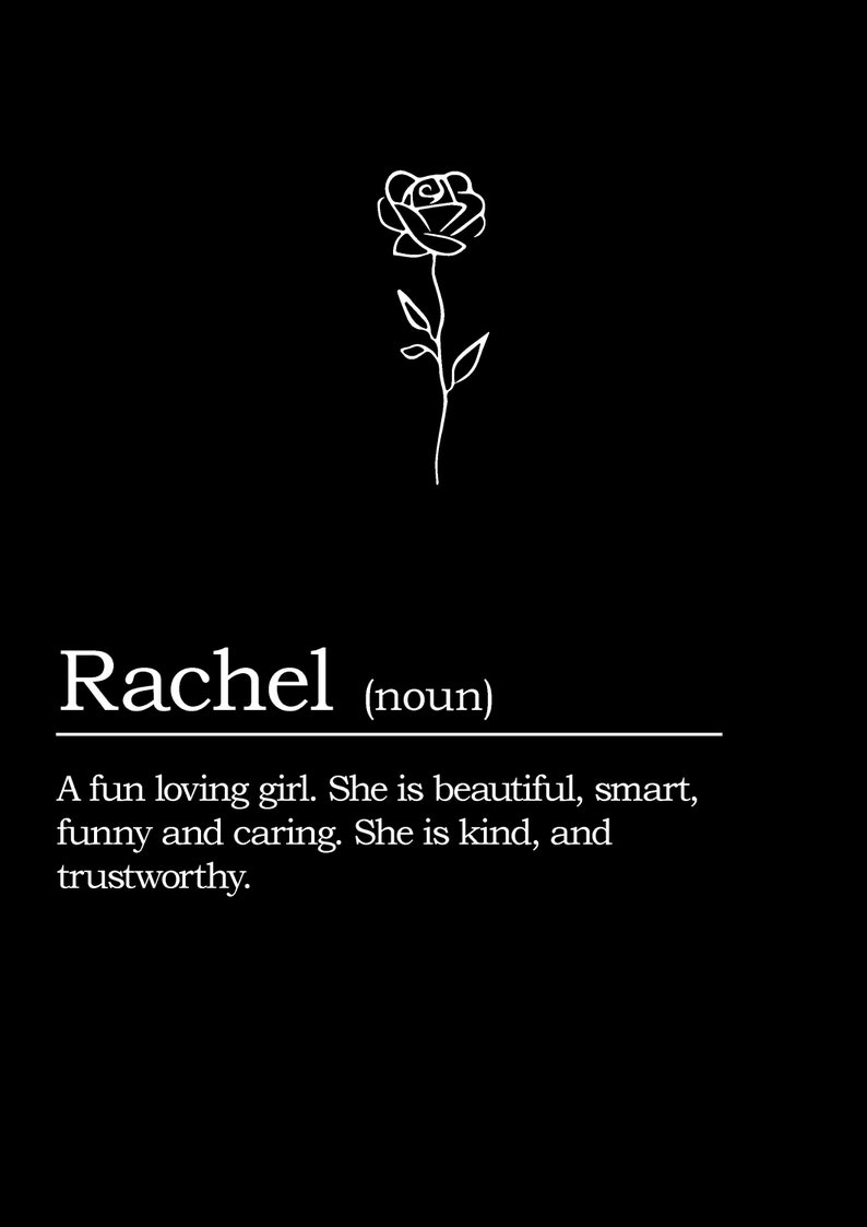 Personalized Name Definition Prints Name Meaning Print - Etsy