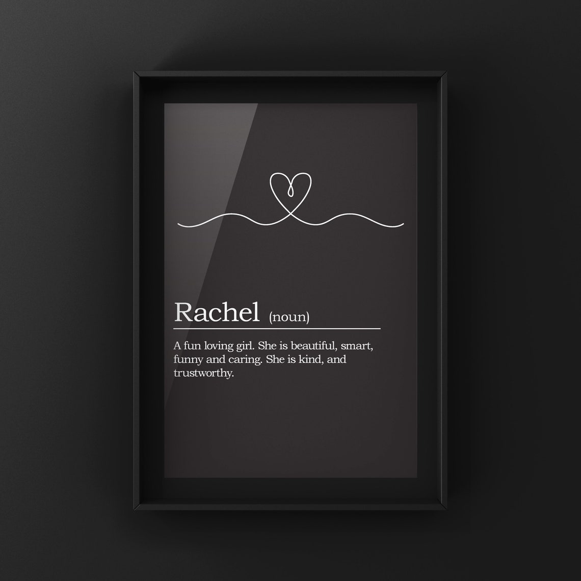 Personalized Name Definition Prints Name Meaning Print - Etsy