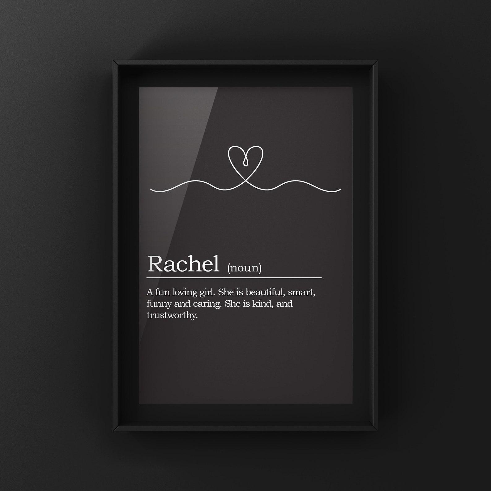 Personalized Name Definition Prints Name Meaning Print - Etsy