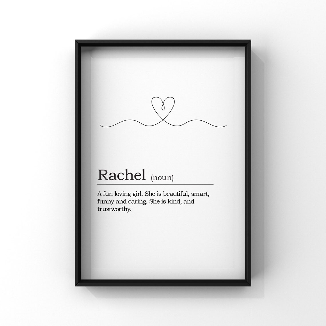 Personalized Name Definition Prints Name Meaning Print - Etsy