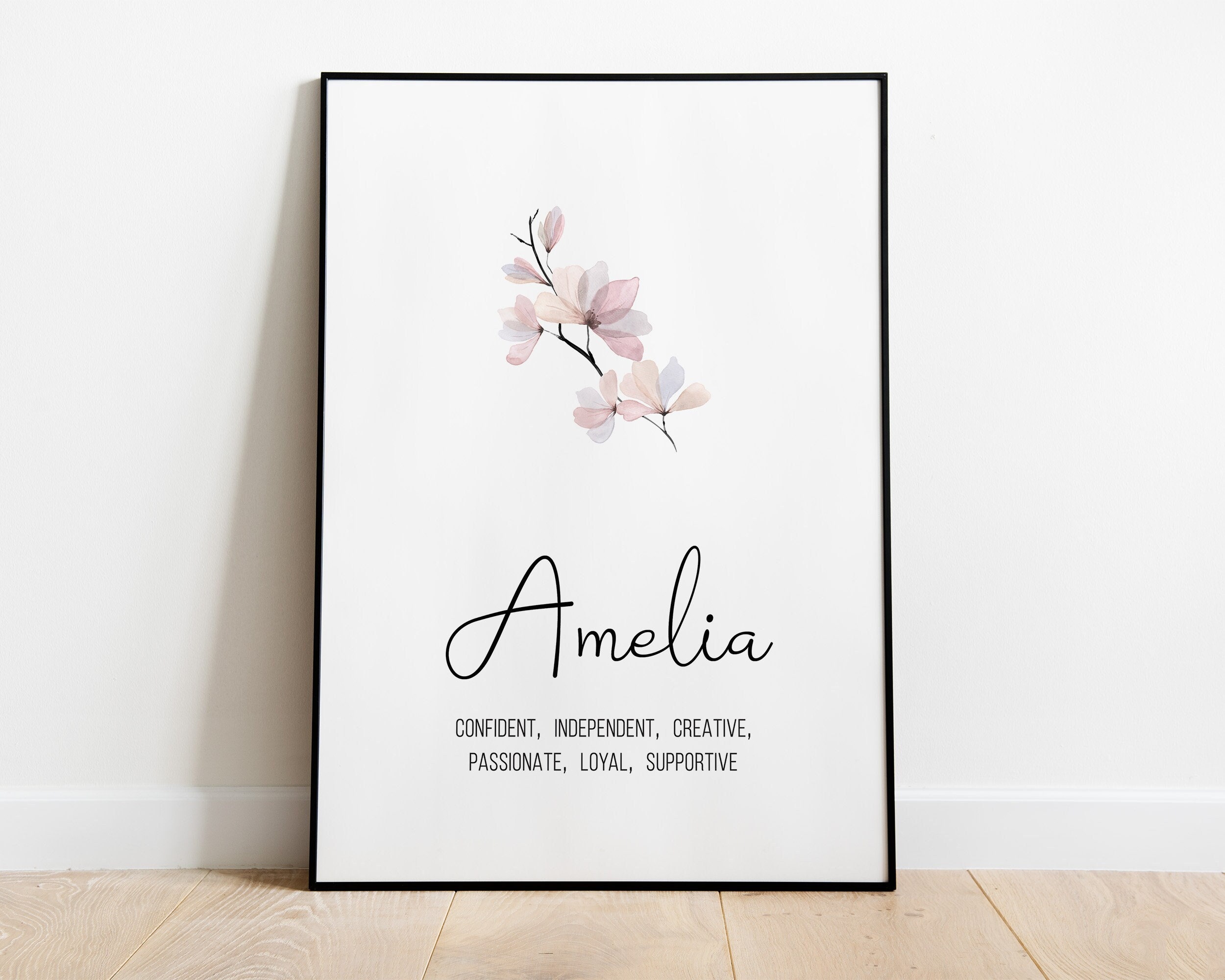Personalized Name Definition Prints, Name Meaning Print, Personalized ...