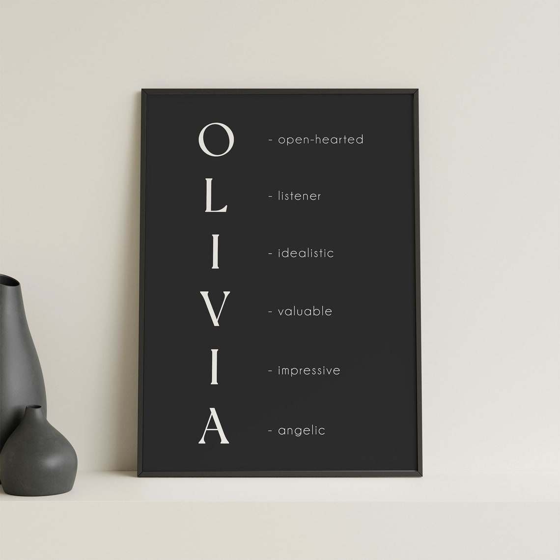 Personalized Name Definition Prints, Name Meaning Print, Personalized ...