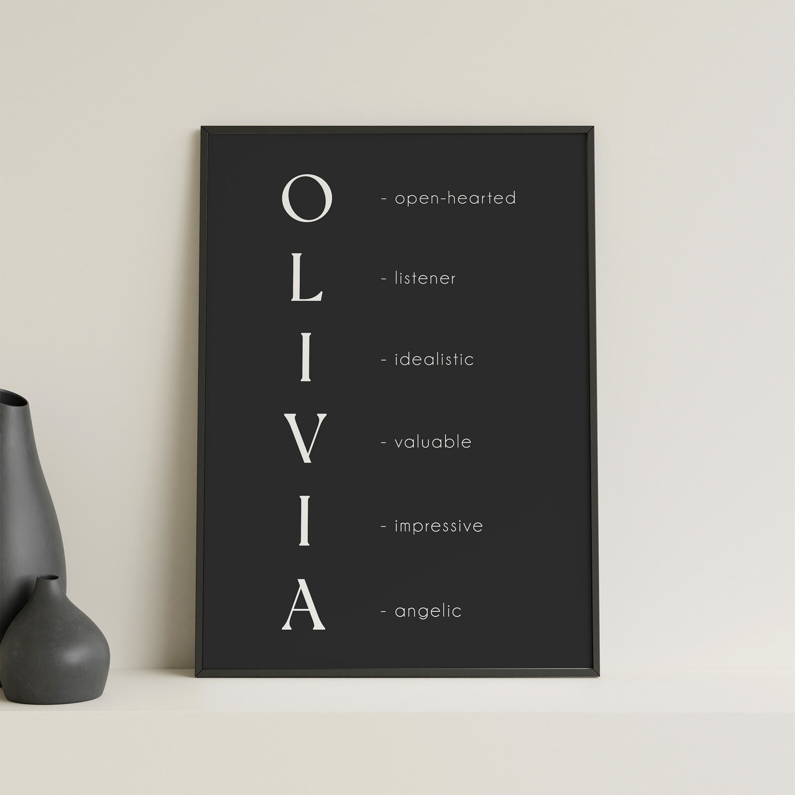 Personalized Name Definition Prints, Name Meaning Print, Personalized ...