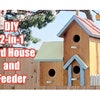 DIY Cardinal Nesting Shelter | Bird House Plans - Etsy