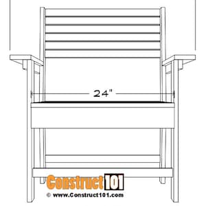 DIY Patio Chair | Plans | PDF - Etsy