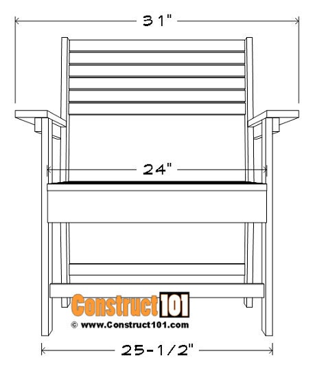 DIY Patio Chair | Plans | PDF - Etsy