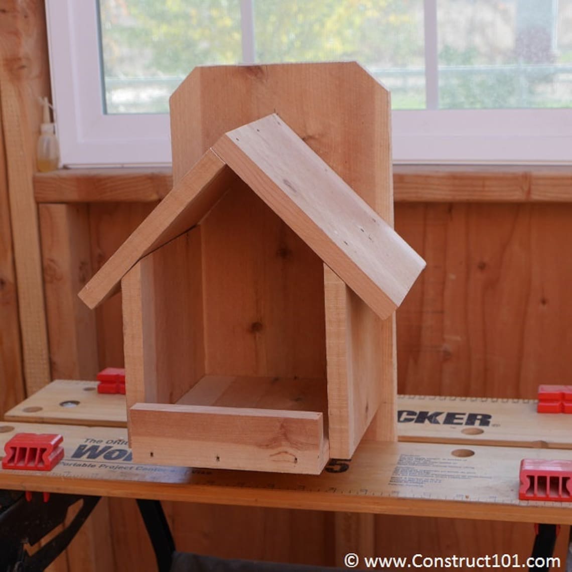DIY Cardinal Nesting Shelter Bird House Plans - Etsy