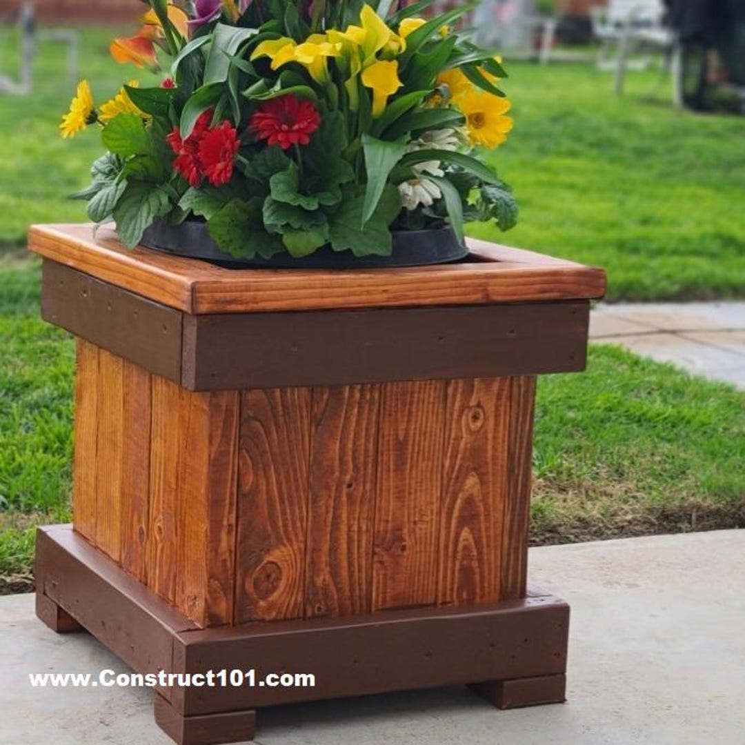 DIY 2x4 Planter Box | PDF Download | Building Plans | 2x4 Outdoor ...