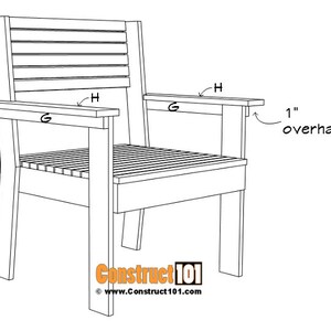 DIY Patio Chair | Plans | PDF - Etsy