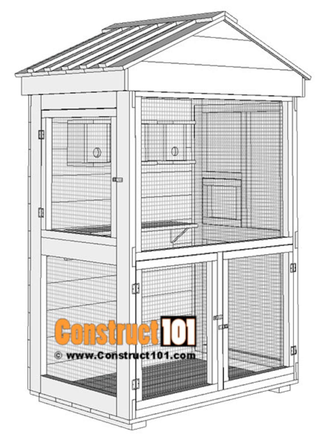 Outdoor Aviary Plans | Bird Cage | PDF - Etsy