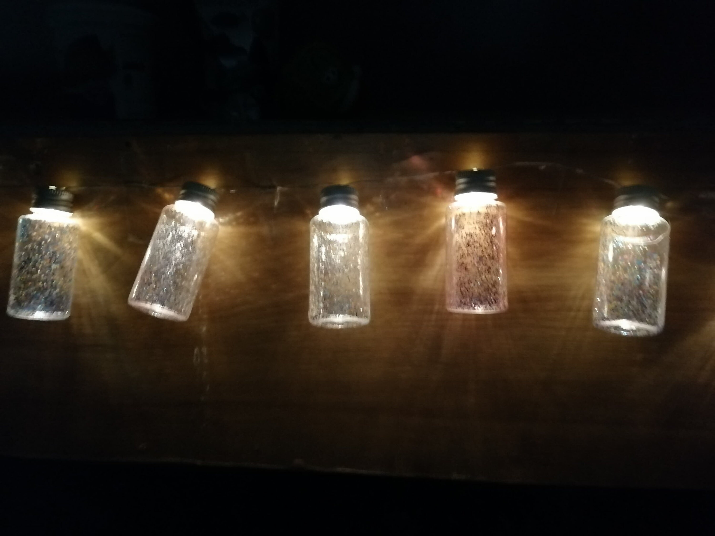 String of 20 bottle LED lights Outdoor 2 Meter Warm White | Etsy