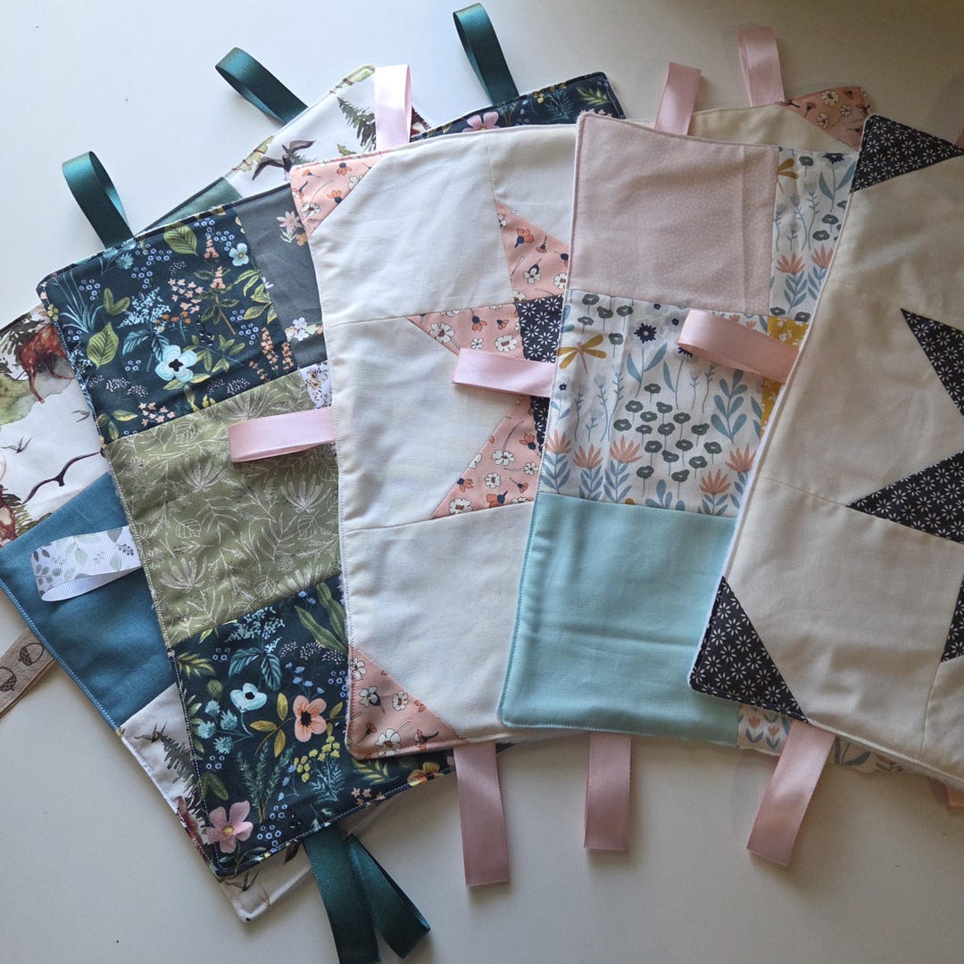 Baby Tag Blanket | Handmade Quilted - Etsy