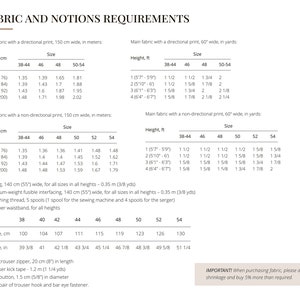 Oliver Trousers Sewing Pattern With Tutorial Size US 32 UK 32 EU 42 - Etsy