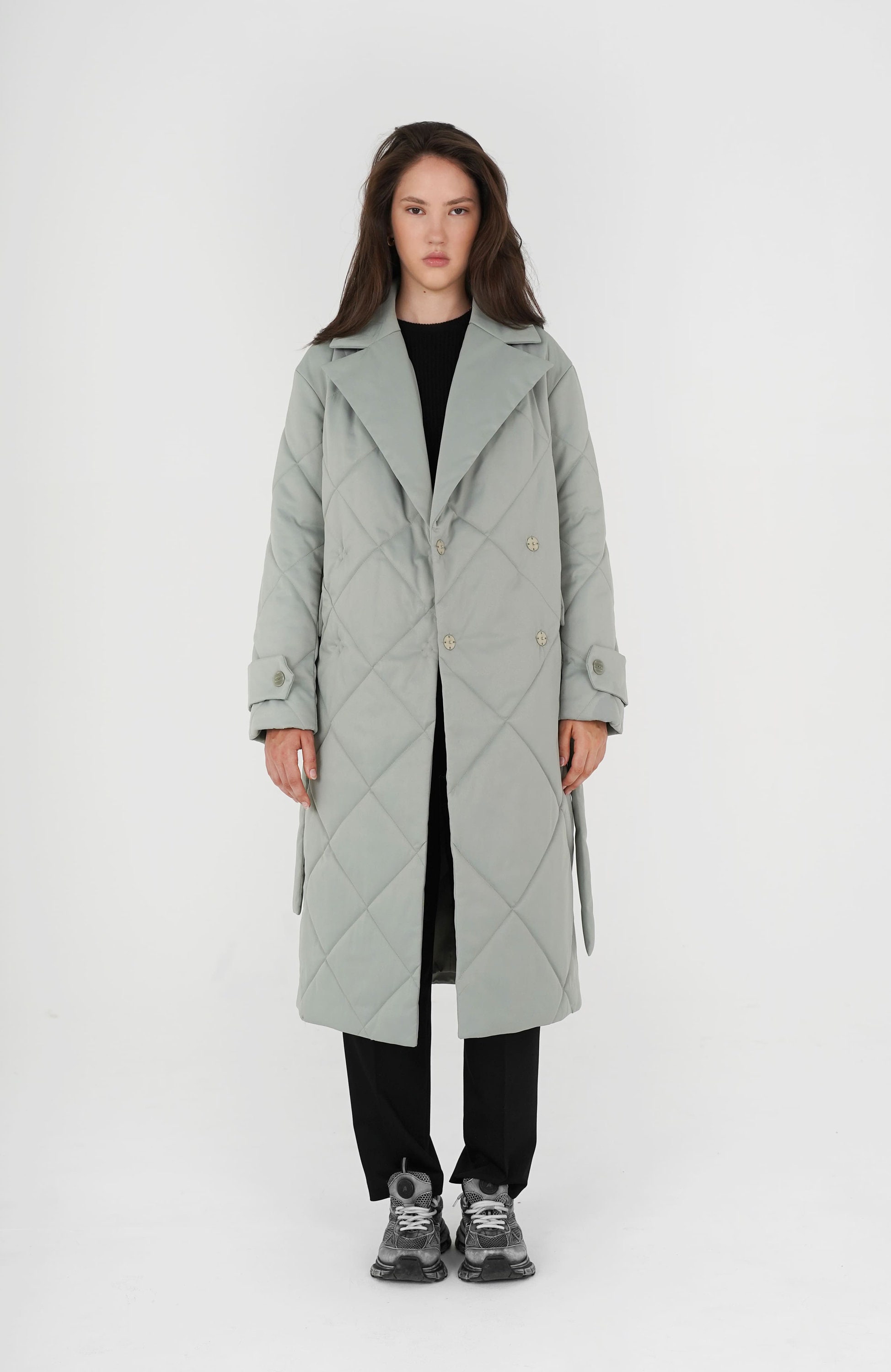 Villanelle Quilted Coat Sewing Pattern With Tutorial Size US 12 UK 16 ...