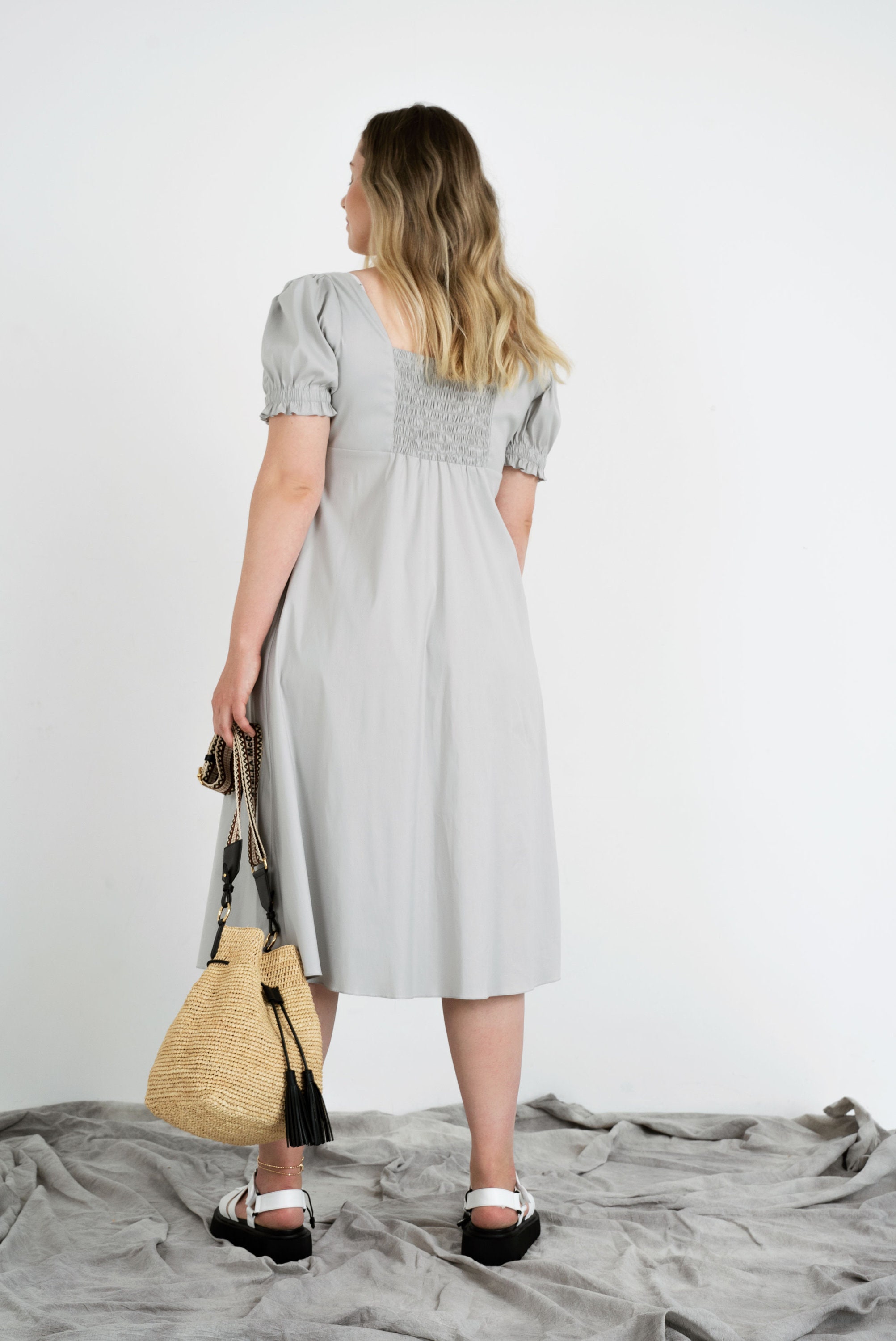 Nola Short Summer Dress Sewing Pattern With Tutorial Size US 6 UK 10 EU ...