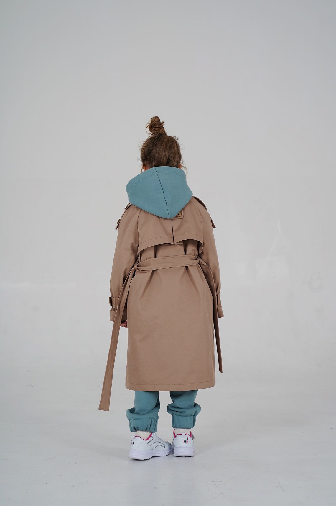 Aspen Girls Trench Coat Kids Trench Coat Sewing Pattern With - Etsy