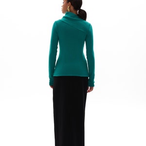 Erica Long Sleeve Top PDF Sewing Pattern With Tutorial, Size EU34-EU52 ...