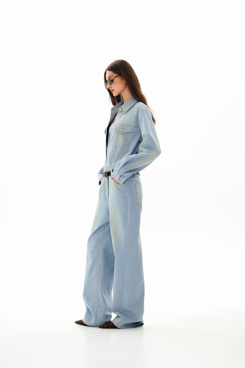Amani Jumpsuit PDF Sewing Pattern With Tutorial, Size EU34-EU52 for 154 ...