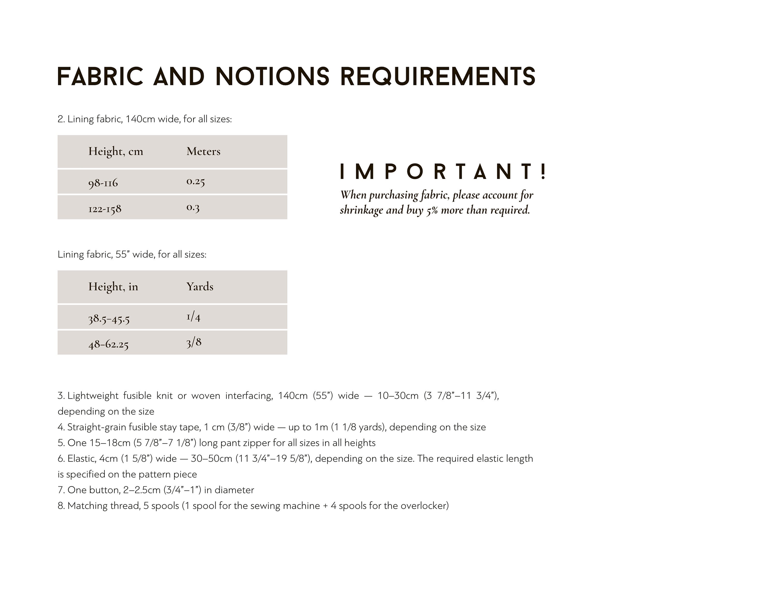 Ruby Pants Sewing Pattern With Tutorial Height 110 Cm 43.25 In | Etsy