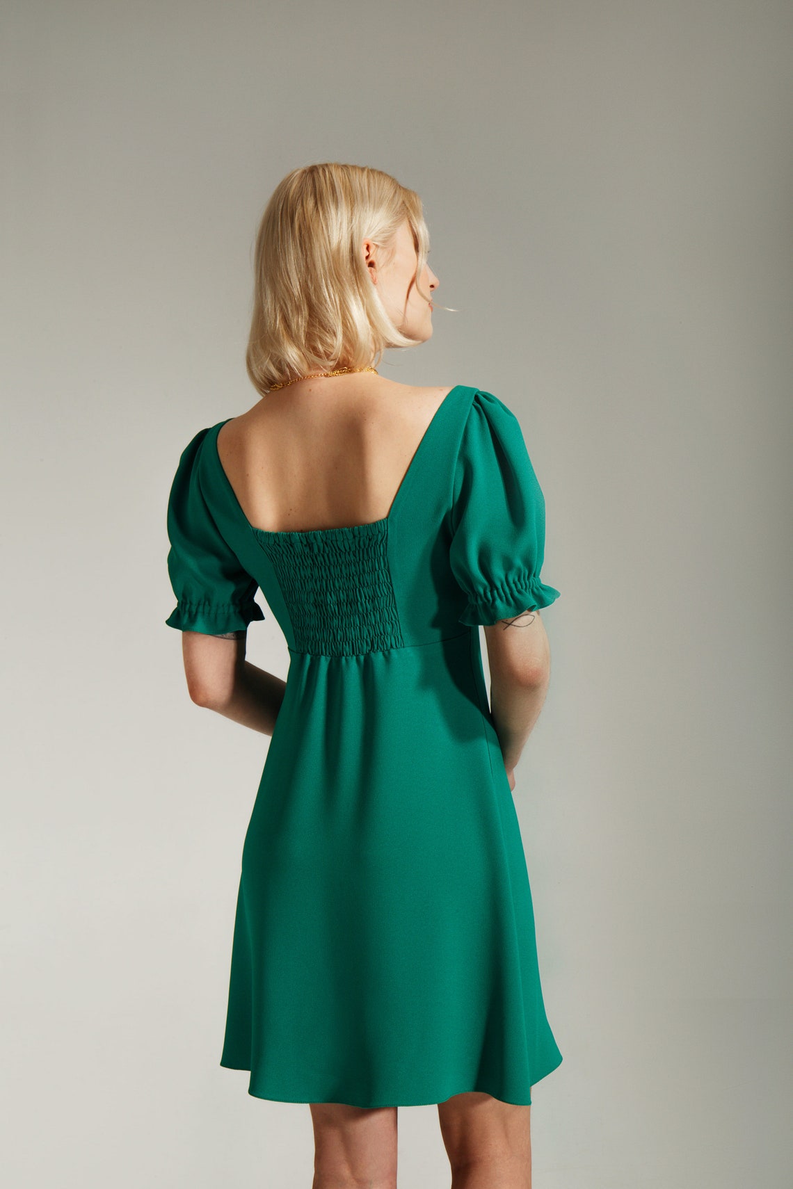 Nola Short Summer Dress Sewing Pattern With Tutorial Size US - Etsy