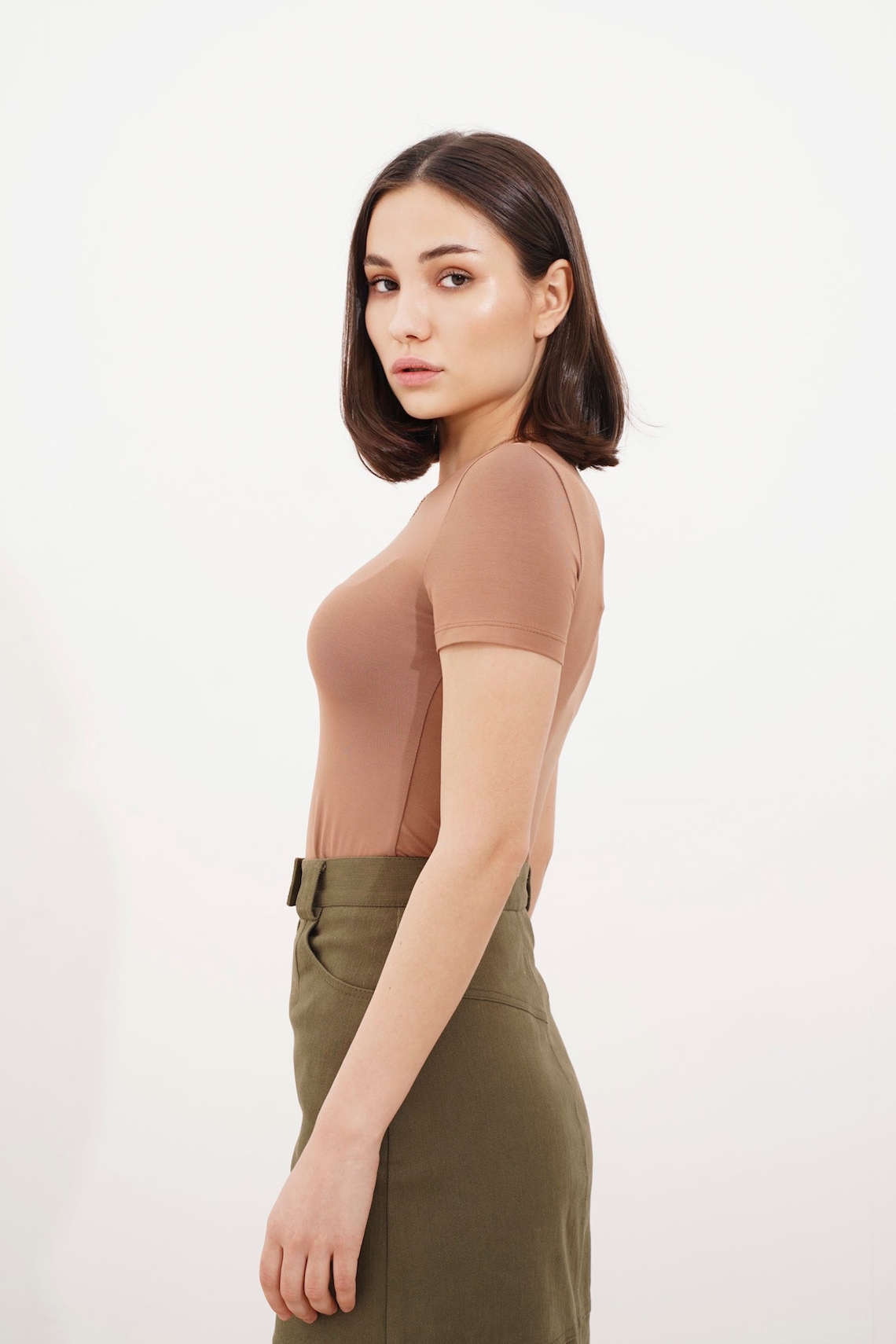 Jenny Tight Fit T-shirt Sewing Pattern With Tutorial Size US - Etsy