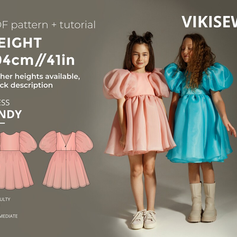 Fancy Dress Pattern - Etsy