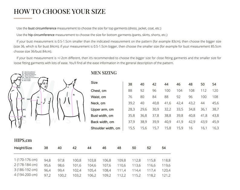 Bernard Coat Sewing Pattern With Tutorial Size US 34 UK 34 EU | Etsy