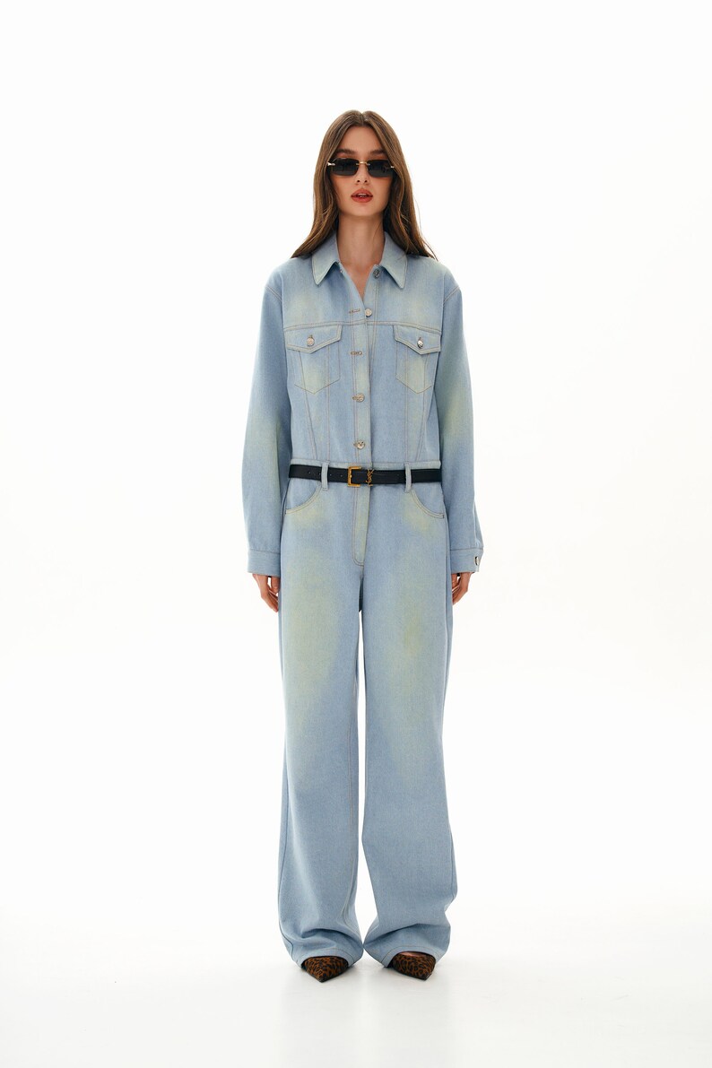 Amani Jumpsuit PDF Sewing Pattern With Tutorial, Size EU34-EU52 for 162 ...