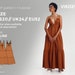 Emily Dress Pattern With Pdf Tutorial Size US 2 UK 6 EU 34 - Etsy