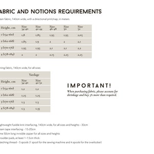 Emory Long Sleeve Dress Sewing Pattern With Tutorial Size US 16 UK 20 ...