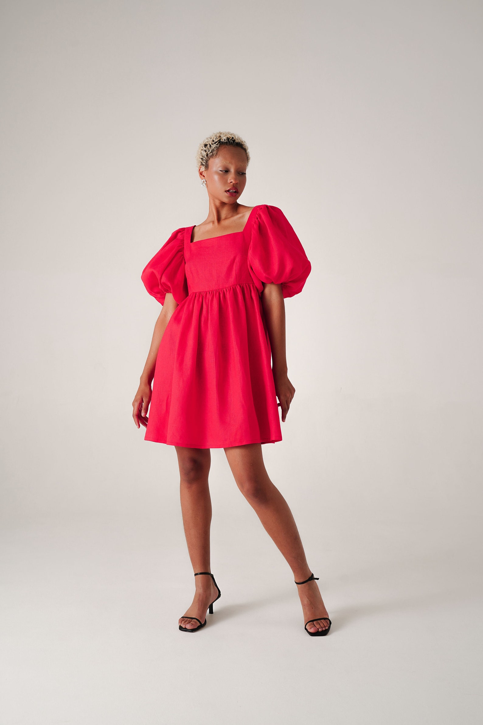 Uni Dress With Puffy Skirt Sewing Pattern With Tutorial Size US 2 UK 6 ...