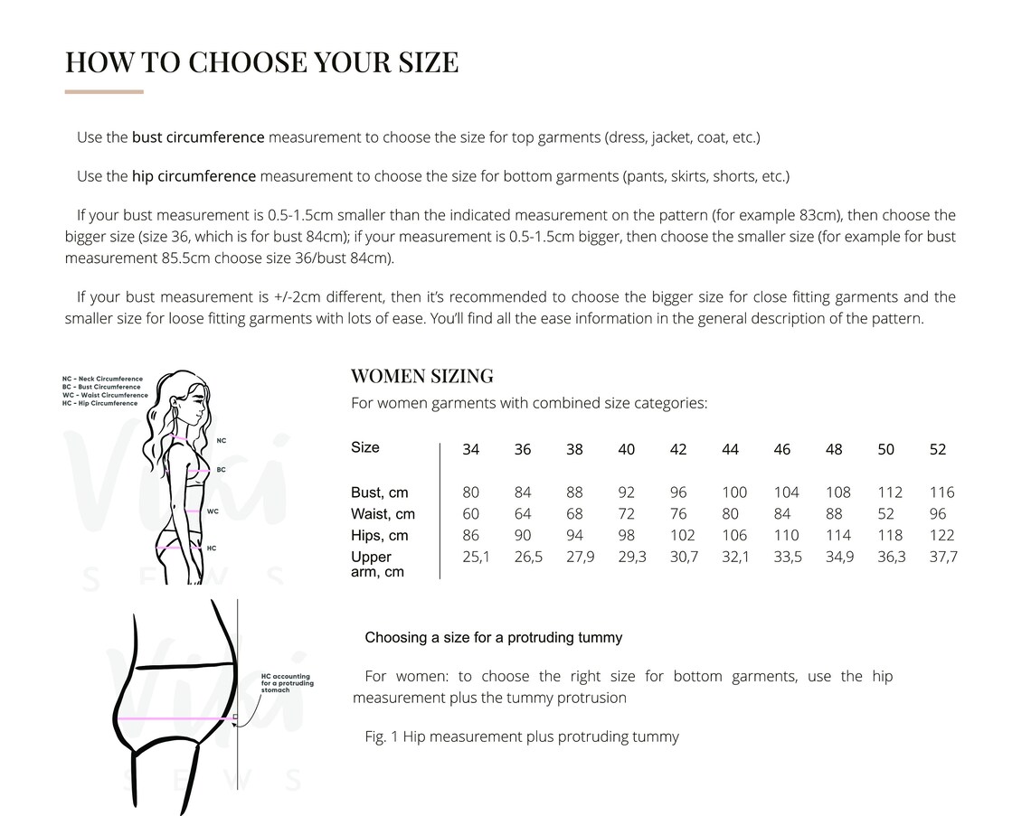 Eleonora Dress Sewing Pattern With Tutorial Size US 6 UK 10 EU - Etsy