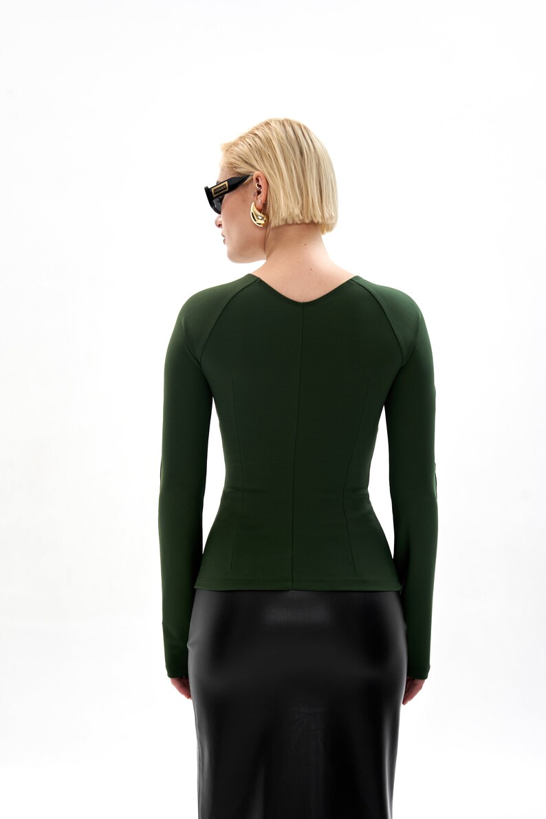 Long Sleeve Top PDF Sewing Pattern With Tutorial - Sadie, Size EU34 ...