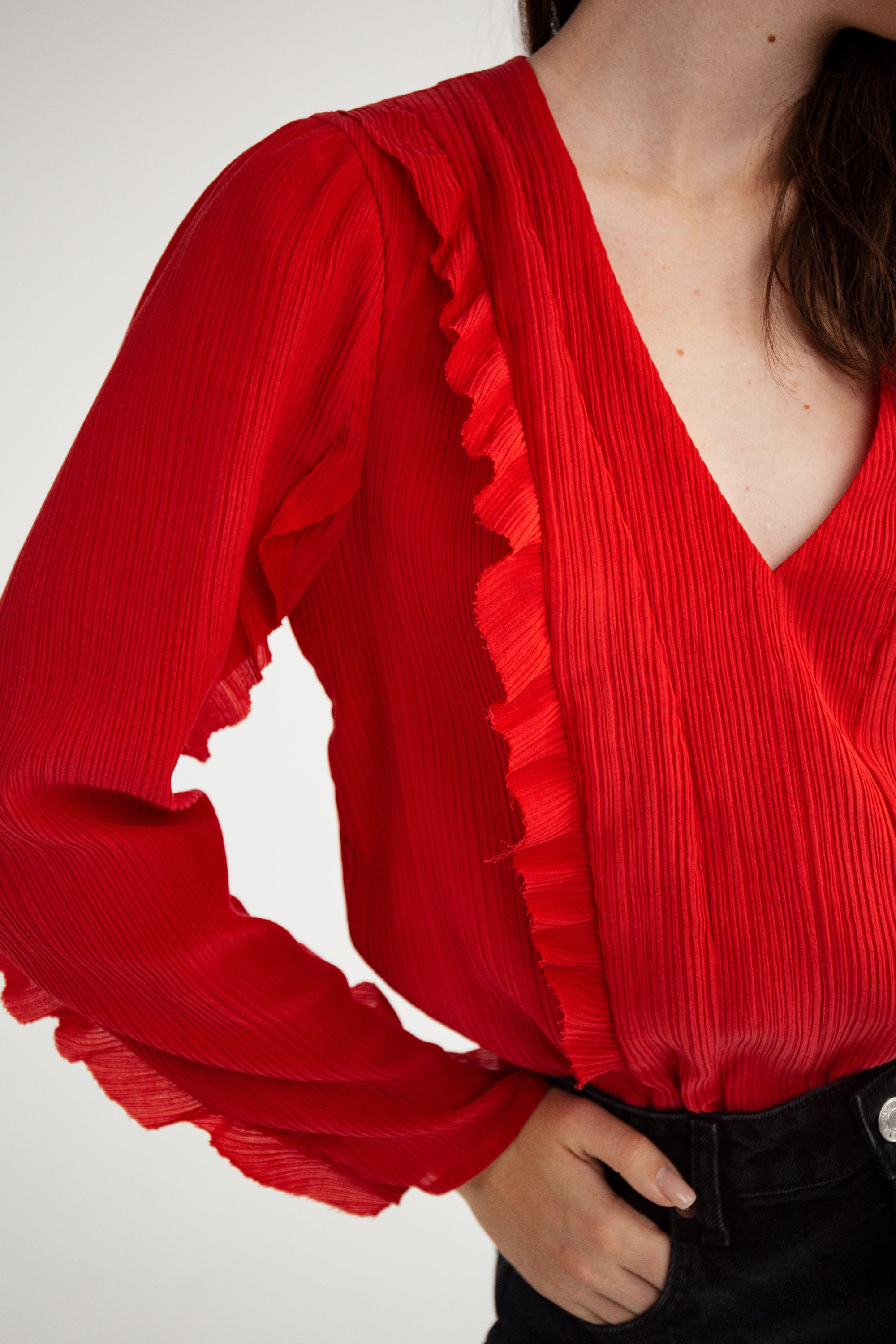 Norah Semi-fitted Blouse Sewing Pattern With Tutorial Size US | Etsy