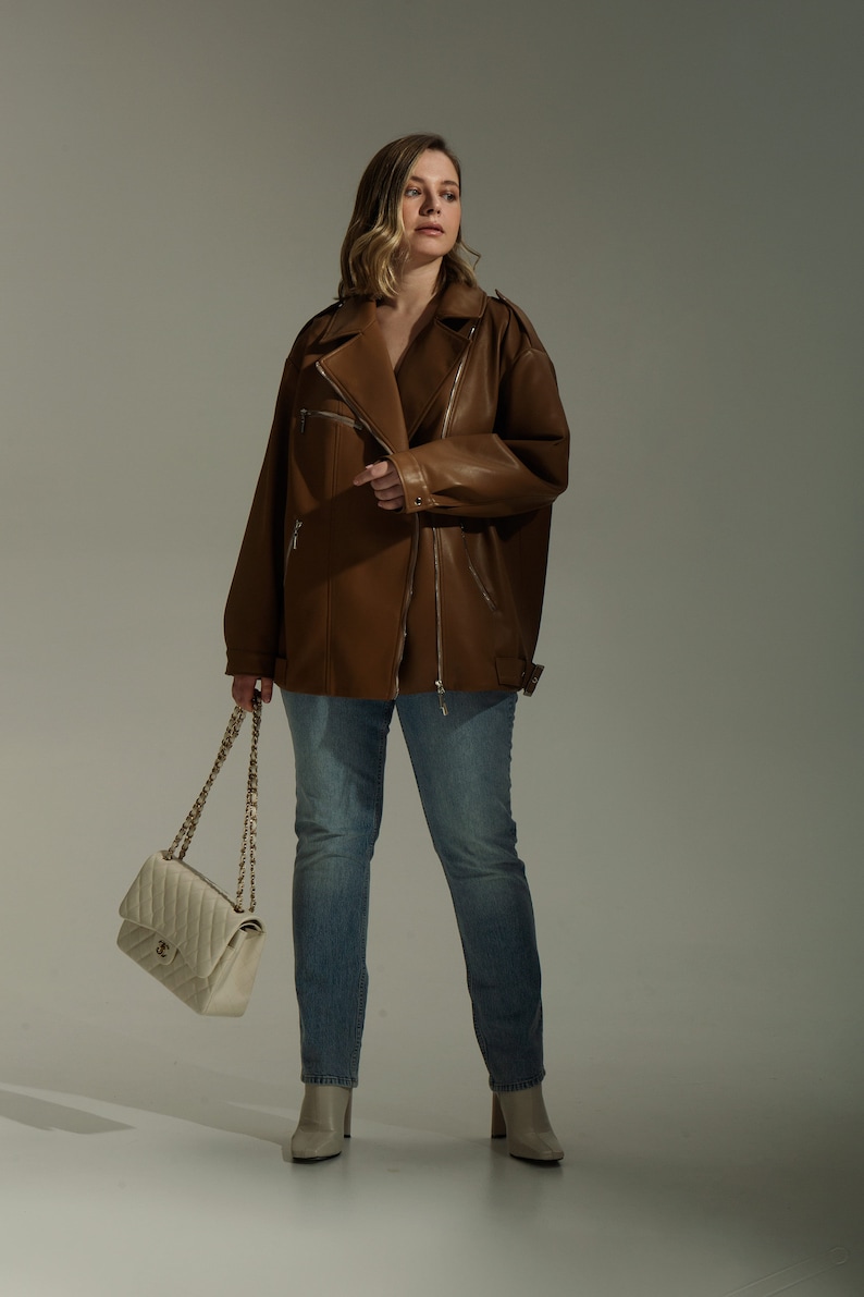 Madison Leather Jacket Pattern With Pdf Tutorial US 14 UK 18 - Etsy