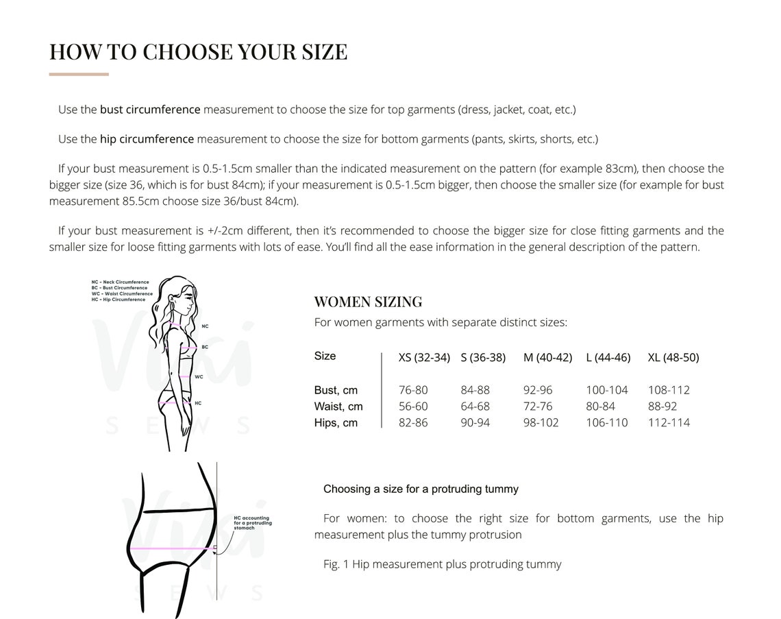 Ruta Pants Digital Pattern Pdf Sewing Pattern With Tutorial Size S - Etsy