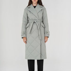 Villanelle Quilted Coat Sewing Pattern With Tutorial Size US 18 UK 22 ...