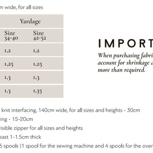 Emory Long Sleeve Dress Sewing Pattern With Tutorial Size US - Etsy