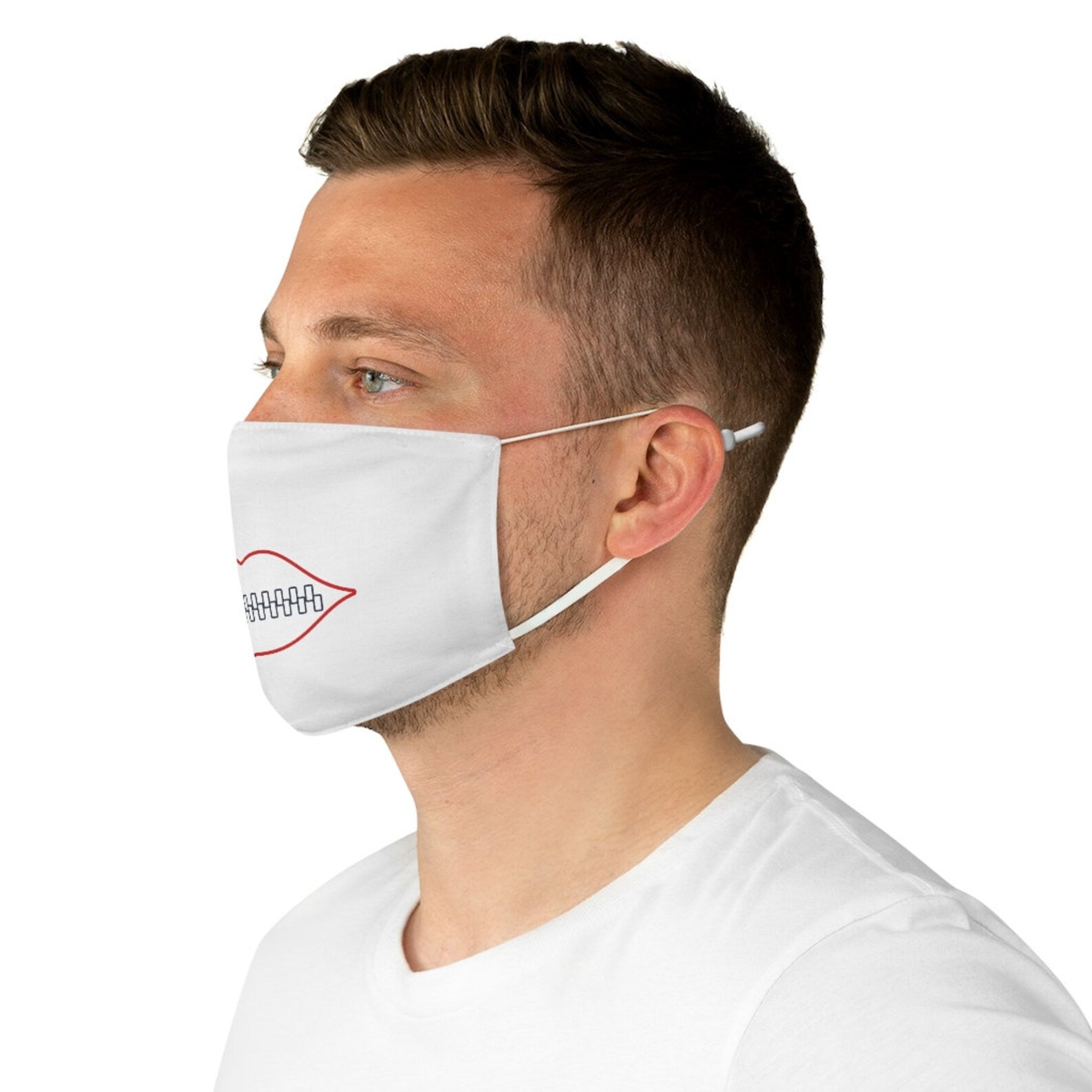 Reißverschluss Mund Gesicht Maske-Stoff Gesichtsmaske | Etsy