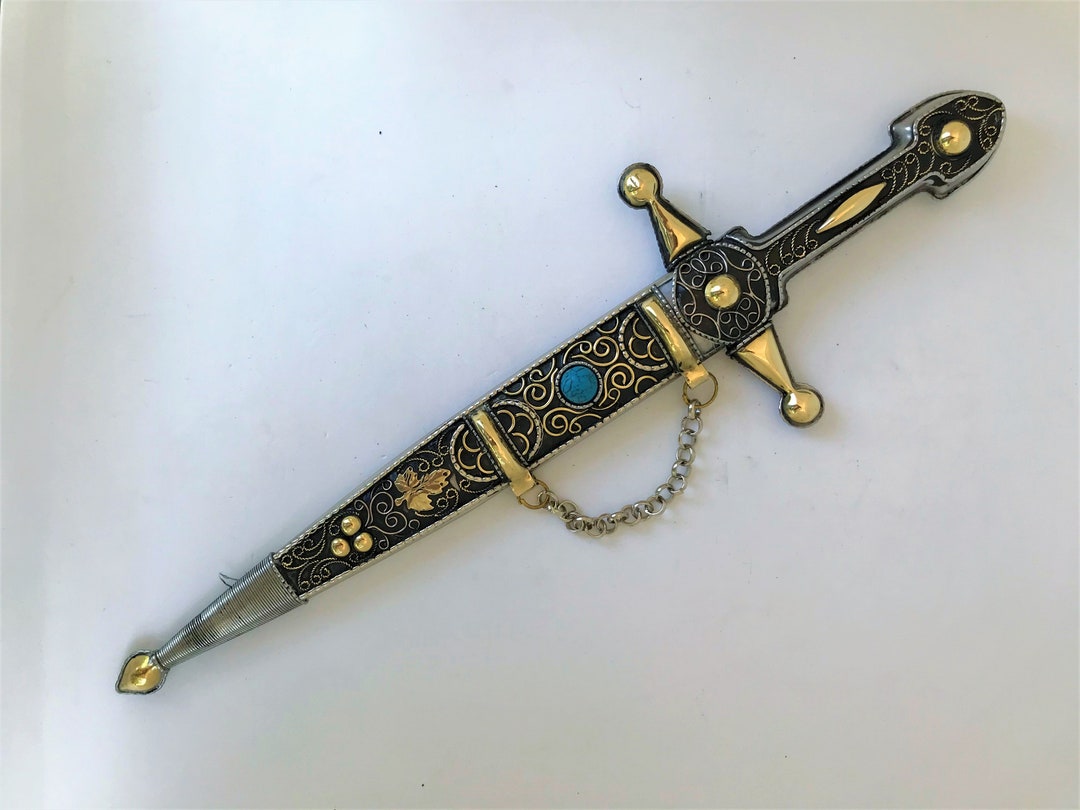 Handgemachter Dolch, graviertes Messer, personalisierte Geschenke für ...