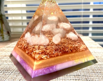 CUSTOM Resin Pyramid Keepsake, Memorial - Etsy