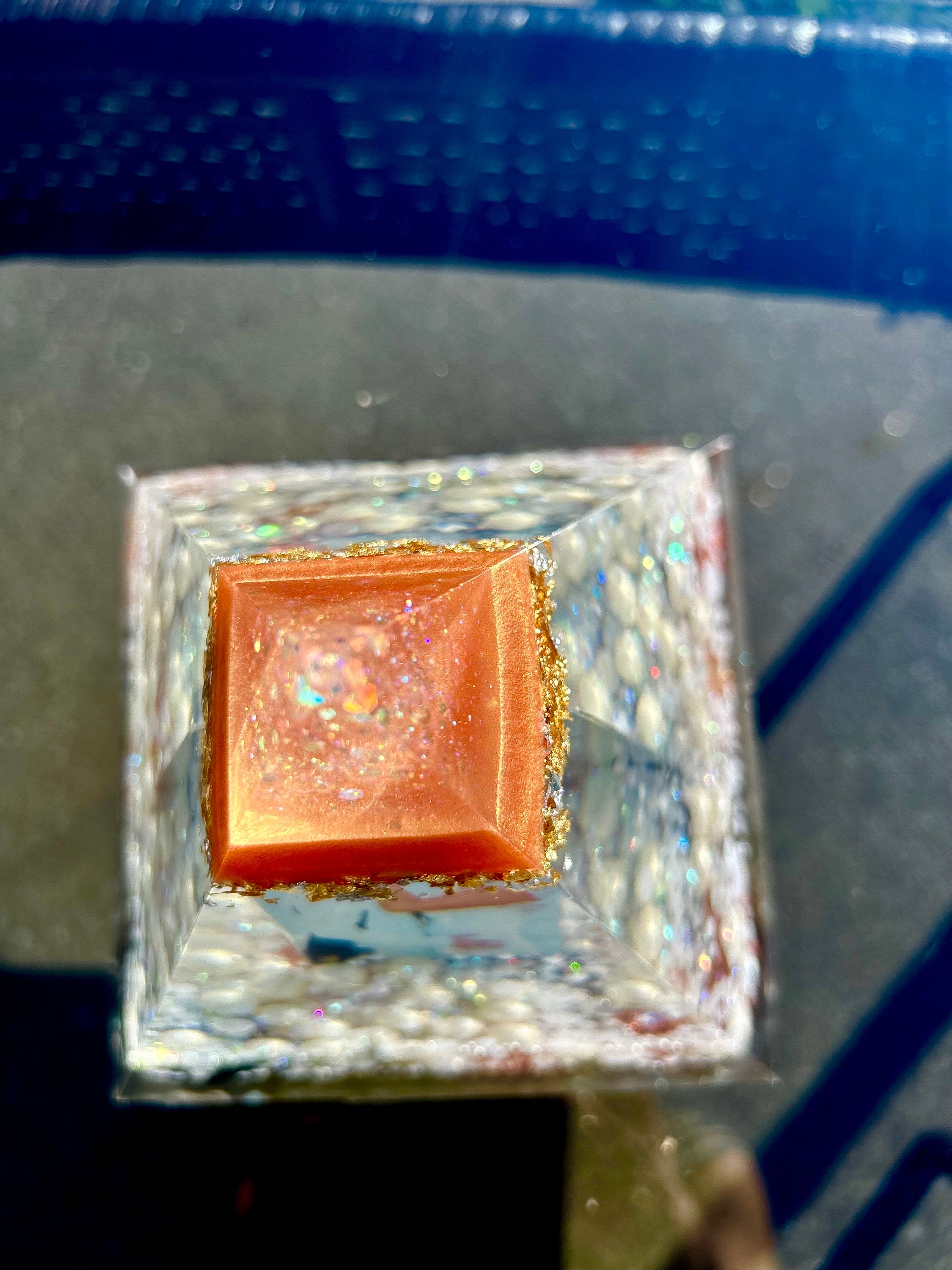 CUSTOM Resin Pyramid Keepsake, Memorial FREE SHIPPING - Etsy