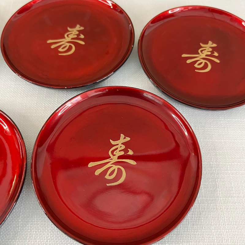 Burgundy Gold Coasters - Etsy