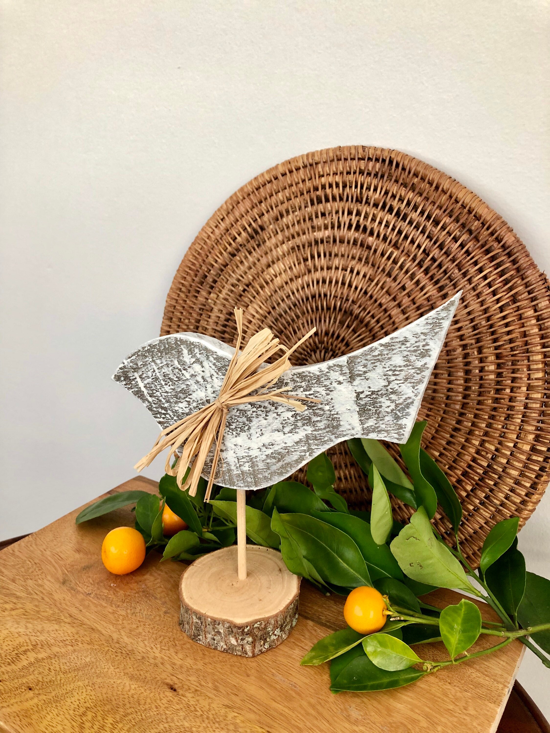 Rustic Wood Peace Doves, Wood Slice Base, Holiday Dove, Dove Decor ...