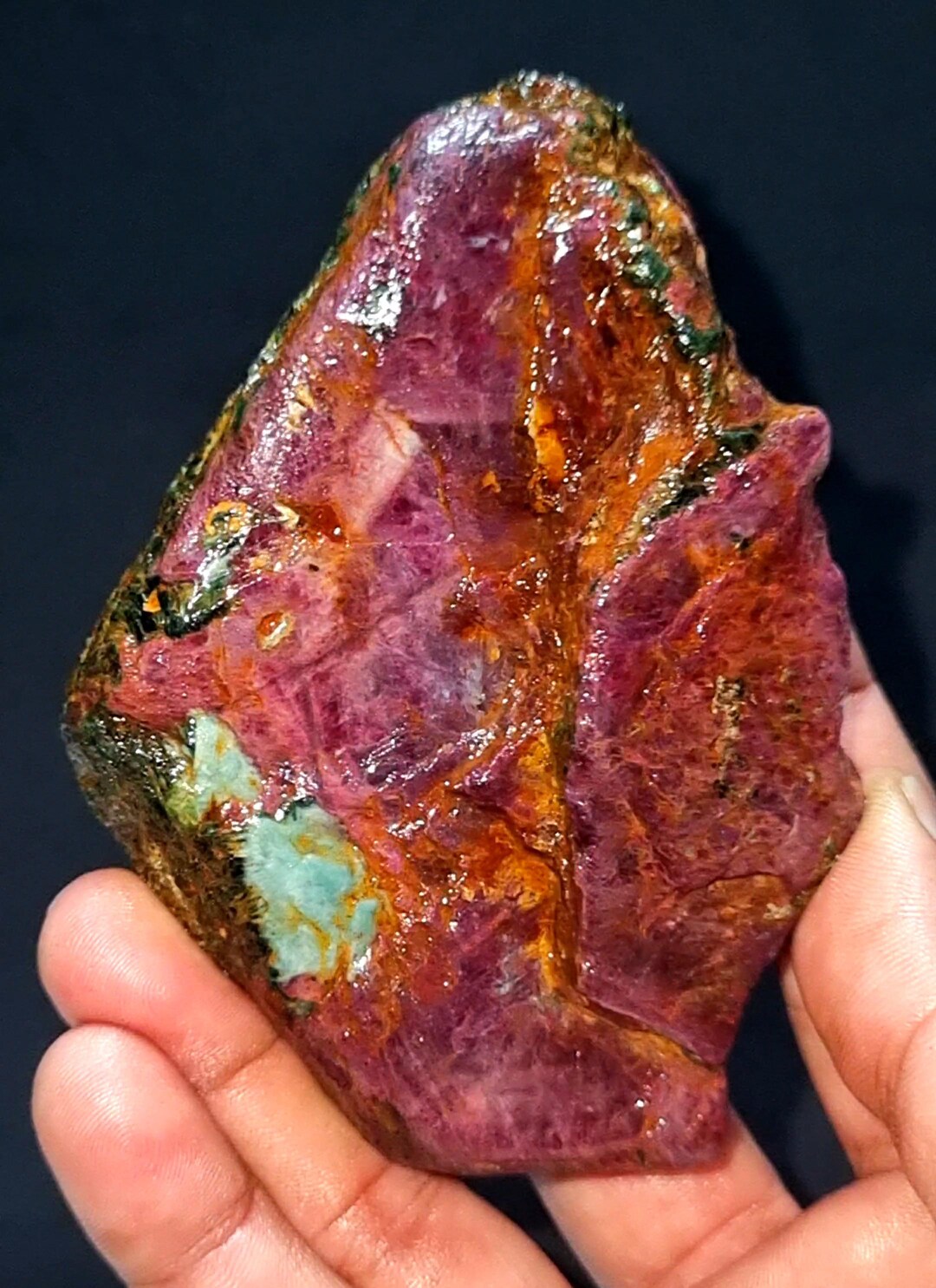 Gorgeous Rough RUBY Crystal! Natural, Rough, and Un-treasure Ruby ...
