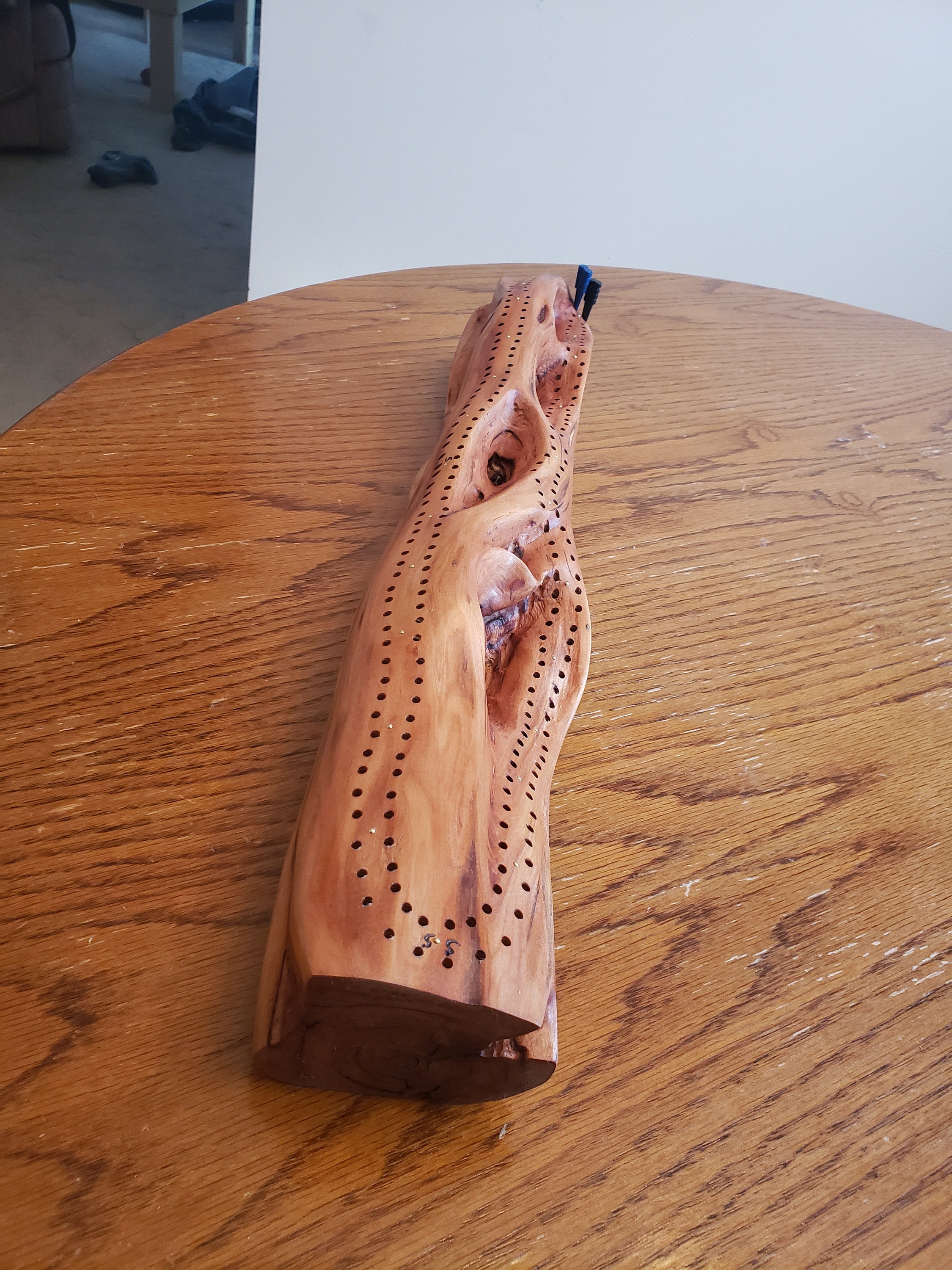 Diamond Willow Cribbage Board | Etsy