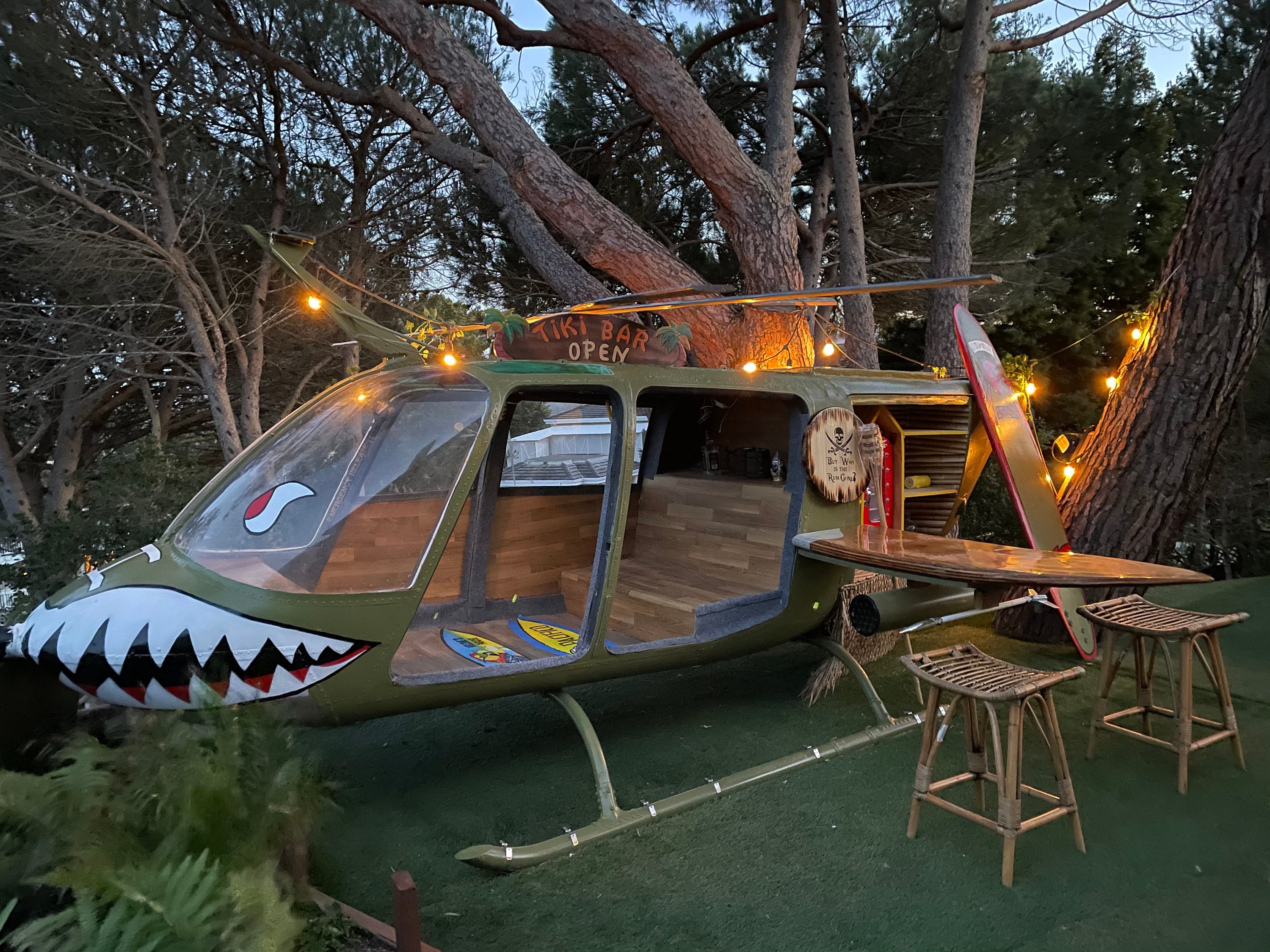 Helicopter Tiki Bar - Etsy