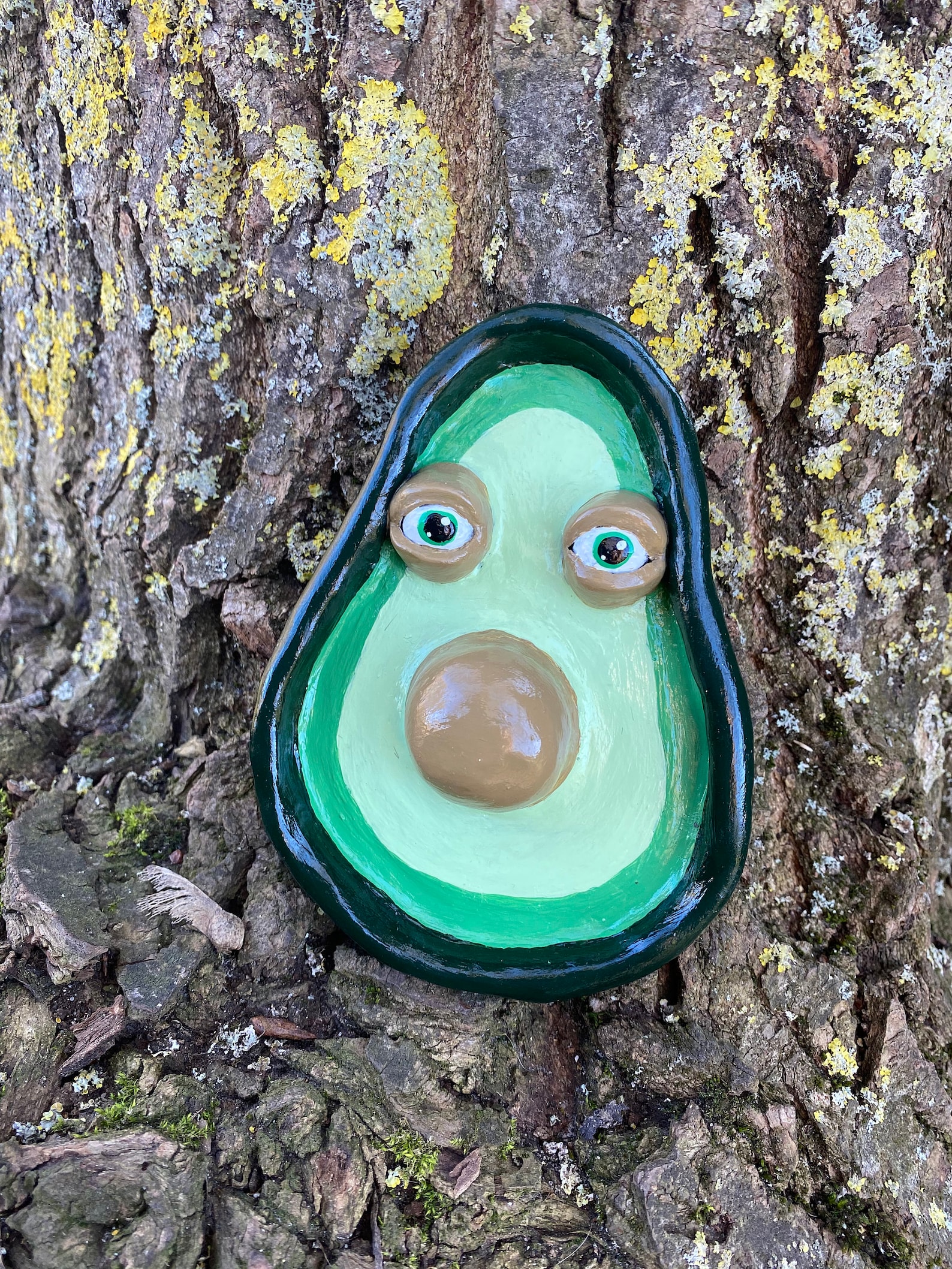 Airdry Clay Avocado Pot, Decoration - Etsy