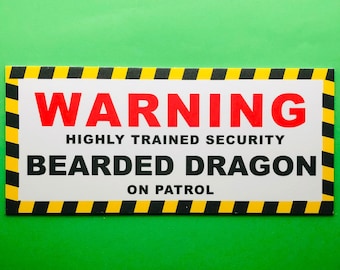 Warning Dragon - Etsy