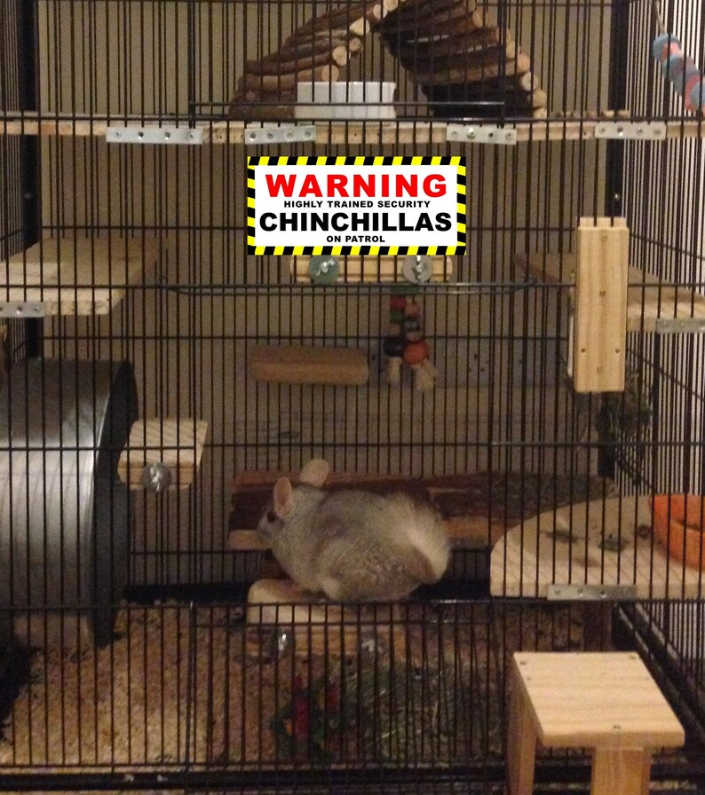 Novelty Warning Sign for Chinchilla Owners - Etsy